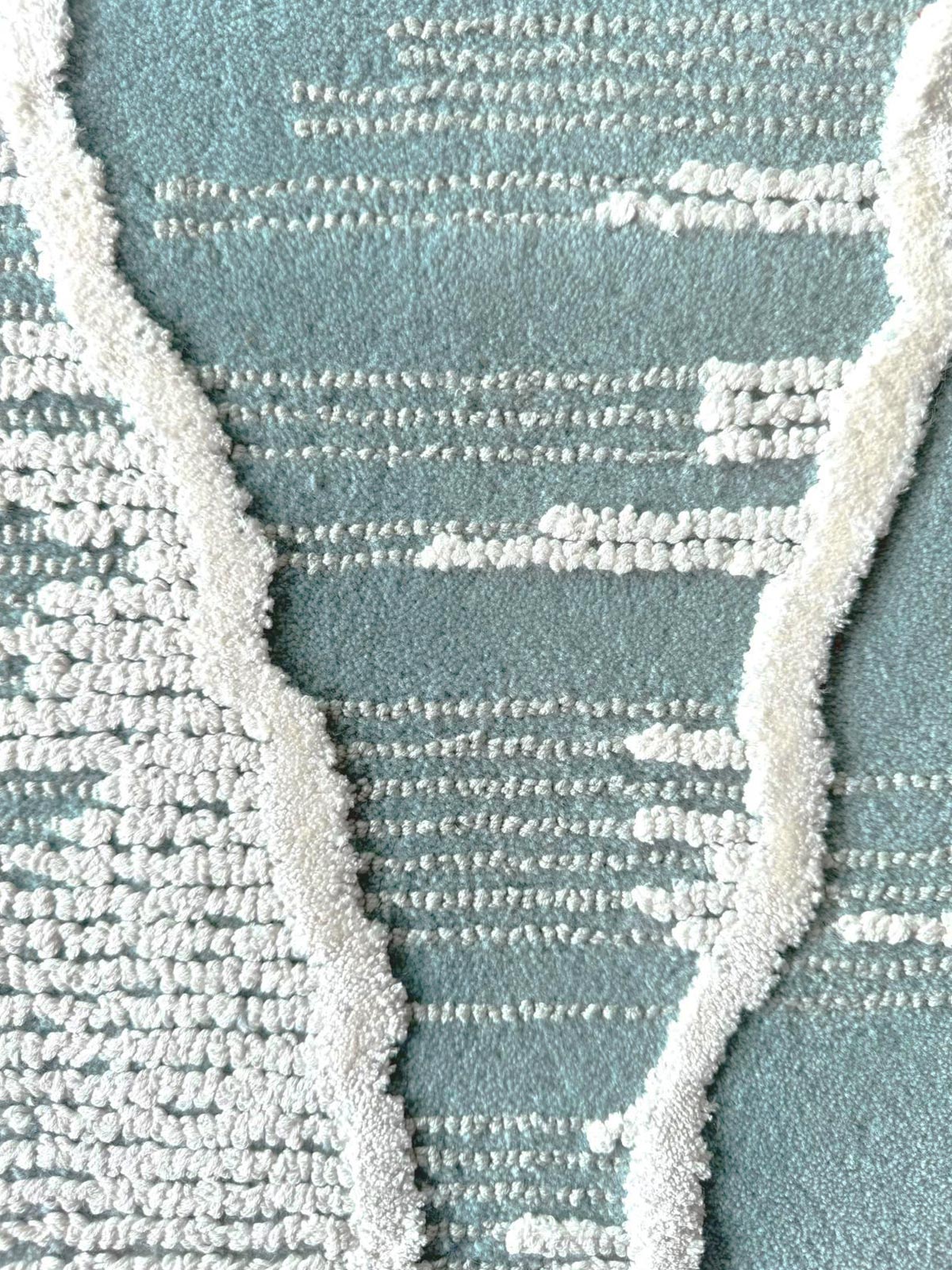 Norwegian Handtufted rugs | Ruter Almond Coral – Volver Studio Norway